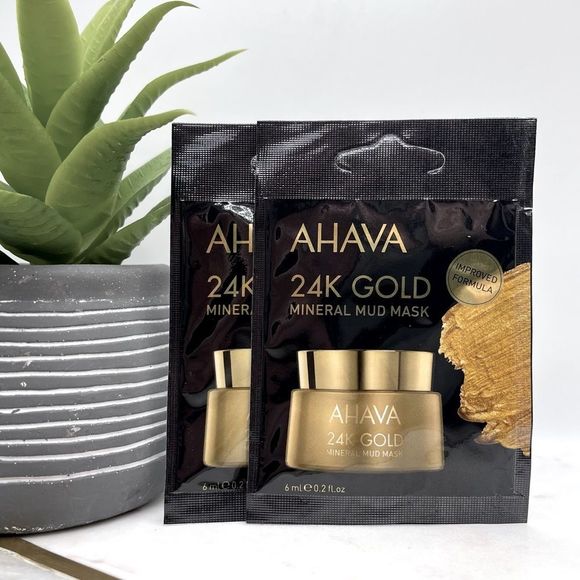 AHAVA | Skincare | 5 Ahava 24k Gold Mineral Mud Mask Sample New | Poshmark